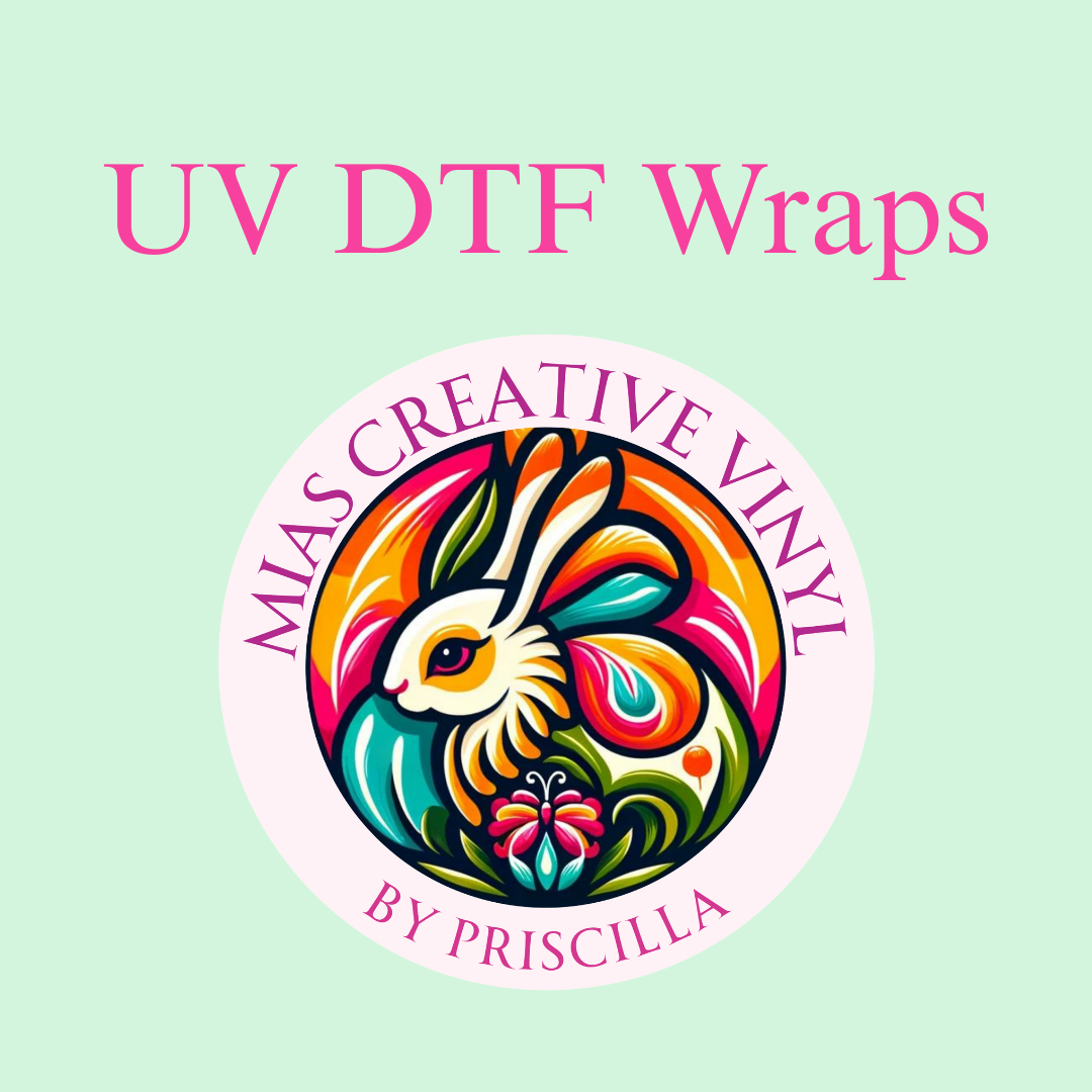 UVDTF Cup Wraps and Decals – Mias Creative Vinyl